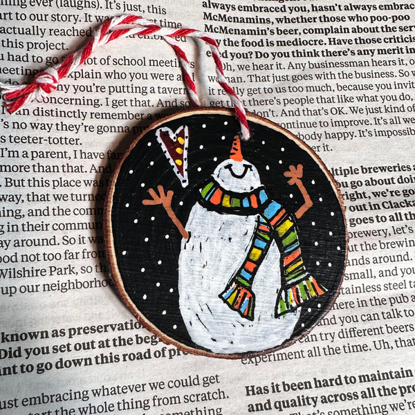 Wood Slice Ornament – Junque Drawer Studio